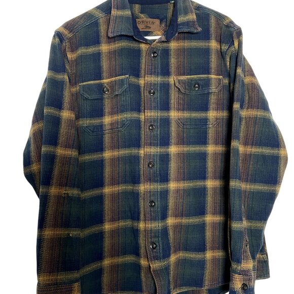 Orvis | Shirts | Orvis Classic Collection Heavy Flannel Shirt Jacket ...